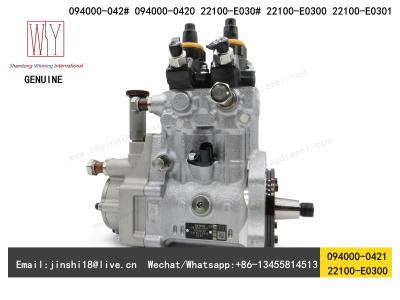 China DENSO GENUINE AND NEW DIESEL FUEL PUMP 094000-0420, 094000-0421, 22100-E0300, 22100-E0302 FOR HINO 700 E13C 12.9D ENGINE for sale