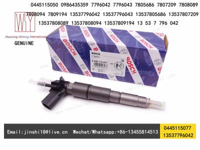 China BOSCH GENUINE AND BRAND NEW DIESEL FUEL PIEZO INJECTOR 0445115077, 0445115050, 0986435359, 13537797877, 13537808089, 135 for sale
