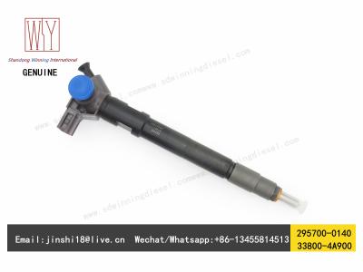 China DENSO GENUINE AND BRAND NEW FUEL INJECTOR 295700-0140 FOR HYUNDAI 33800-4A900 D4CB, EURO6 ENGINE for sale