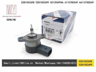 China BOSCH GENUINE AND NEW DIESEL FUEL PUMP DPR PRESSURE REGULATING VALVE 0281002698, 0281002699, 05139699AA, 6110780549, A61 for sale