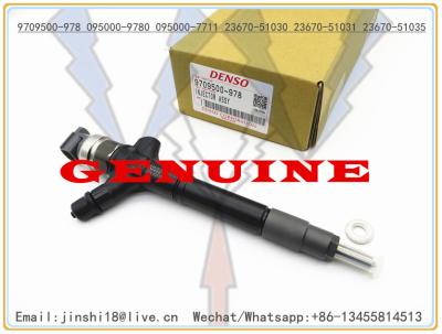 China Denso Genuine Injector 9709500-978 095000-9780 095000-7710 095000-7711 for Toyota 23670-51030 23670-51031 23670-51035 for sale