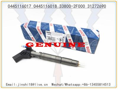 China Bosch Genuine Piezo Fuel Injector 0445116017 0445116018 for HYUNDAI & KIA 33800-2F000 31272690 for sale