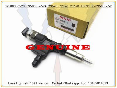 China DENSO GENUINE FUEL INJECTOR 095000-6520 095000-652# 9709500-652 095000-9510 FOR Hino 23670-E0091 AND TOYOTA 23670-79026 for sale