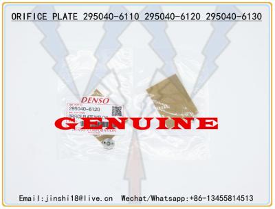 China DENSO GENUINE COMMON RAIL INJECTOR CONTROL VALVE ORIFICE PLATE  295040-6110 295040-6120 295040-6130 for sale