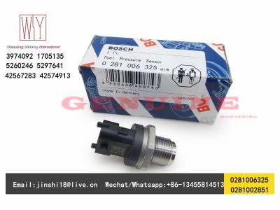 China Bosch Genuine and New Pressure Sensor 0281006325, 0281002851, 3974092, 1705135, 5260246, 5297641, 42567283, 42574913 for sale