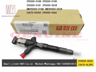 China Denso Genuine and New Fuel Injector 295050-018# 295050-052# 295050-0520 for Toyota Hilux 23670-0L090 23670-09350 for sale
