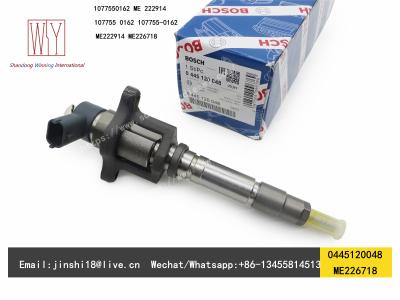 China Bosch Genuine and New Fuel Injector 0445120048  0445 120 048 for Mitsubishi Fuso ME 222914 ME 226718 107755-0162 for sale