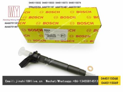 China Bosch Genuine and New Fuel Piezo Injector 0445115068, 0445115069, 0445115032, 0445115033, 0445115074, A6460701187, A6460 for sale