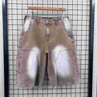China Men'S Stretch Denim Shorts Distressed Finish Regular Fit Denim Shorts For Outdoor Activities for sale