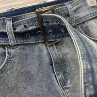 China OEM Icon Denim Skirts Yoked Pleated Timeless Essential Style With Reinforced Stitching And Premium Hardware for sale
