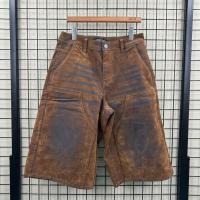 China Men'S Vintage Stone Wash Denim Shorts Relaxed Fit Classic Summer Style for sale