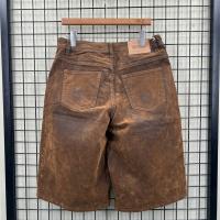 China Men'S Vintage Stone Wash Denim Shorts Relaxed Fit Classic Summer Style for sale