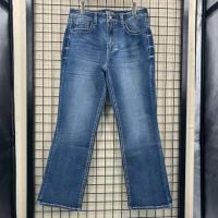 China Men's Dark Indigo Raw Denim Jeans , Slim Straight Fit Classic Denim Jeans Private Label for sale