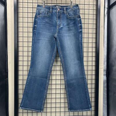 China Men's Dark Indigo Raw Denim Jeans , Slim Straight Fit Classic Denim Jeans Private Label for sale