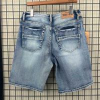 China Ripped Streetwear Denim Jeans Regular Fit / Relaxed Fit Casual Jean Shorts for sale
