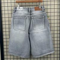 China 100% Cotton Men's Distressed Denim Shorts , Ripped Streetwear Casual Jean Shorts for sale