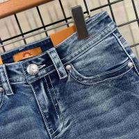 China Women's Patchwork Denim Shorts Relaxed Fit Embroidered Sequins Contrast Wash Trendy Streetwear Design for sale