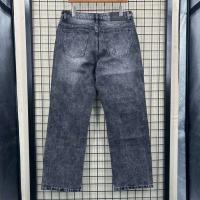 China Men's Bootcut Sand Wash Denim Jeans , Distressed Ripped Denim Jeans for sale
