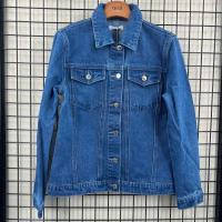 China Women's Acid Wash Boyfriend Denim Jacket , Timeless Everyday Essential Denim Jacket for sale