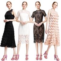 China Effortlessly elegant – Unique dress for bridal showers and dinners. Fringes and scalloped lace give a vintage essence. for sale