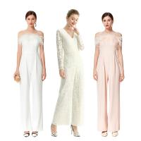 China Customize design - Jumpsuit adorned with wispy feathers and lace. A diffusion line committed to luxury essential. for sale