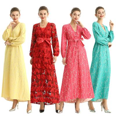 China Embroidered dress – Embroidery cut-out and sequin embellished evening dresses, extremely chic and luxury look. for sale