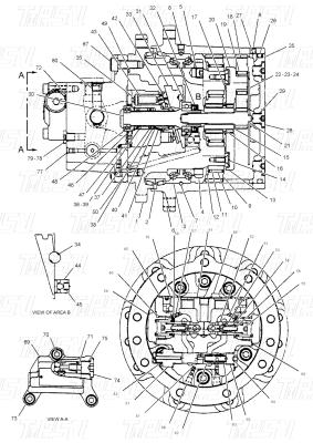 China 194-6469 Optimized Final Drive Reducers with Bolt on Installation Catalog E303 for sale