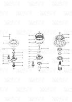 China Excavator Swing Drive Reducers In Painted Color 099-0229 Catalog E120B for sale