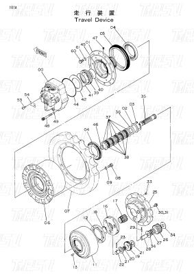 China EX60-1 9069295 Customizable Excavator Final Drive Reducer Catalog for sale