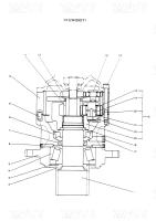China YR32W00002F1 Bolt On Excavator Swing Drive Planetary Reducers for Mining and Energy SK60-5 Catalog for sale