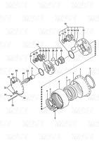 China VOE14528733 Custom Color Steel Excavator Planetary Final Drive Reducer Catalog with Bolt on Installation EC210B for sale