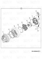 China 333/K0684 Steel Excavator Travel Gearbox With Hydraulic Travel Motor Drive JS200 Catalog for sale