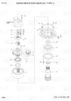 China R110-7 Black OEM Excavator Swing Motor Drive Parts Catalog 31N4-10140 for sale
