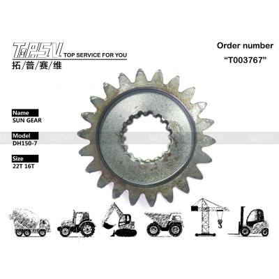 China 404-00066 DH150-7 Excavator Swing 1 Stage Sun Gear Steel In Transmission for sale