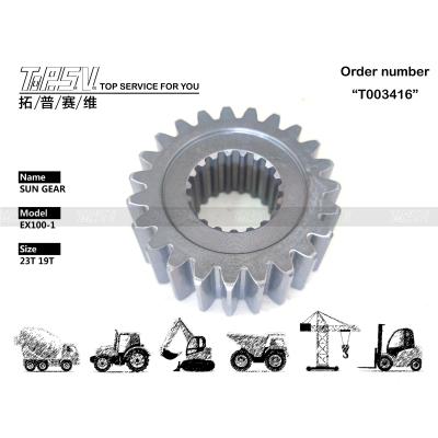 China 3037606 Black Swing 1Stgae Excavator Sun Gear For EX100 Hydraulic Drive Machinery for sale