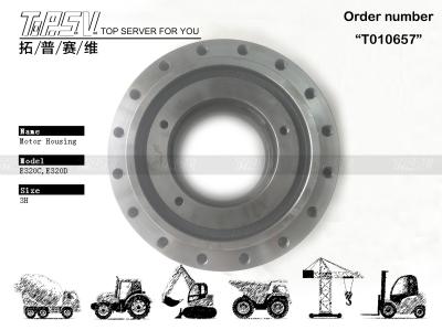 China E320D Excavator Final Drive Parts Black Hub Housing 148-4716 Heat Treatment for sale
