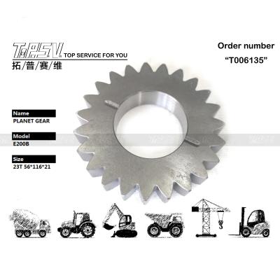 China Round E200B Excavator Transmission 2 STAGE Planetary Gear for Machinery Repair Shops 094-1507 for sale