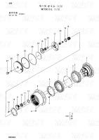 China HITACHI EX55UR-3 ZX55UR ZX55UR-HHE Excavator Travel Drive Catalog 0732201 for sale