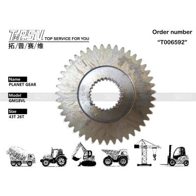 China Robust Black Excavator Drive Motor Box For Smoother Transmission PC120-6 Travel Planet Gear for sale