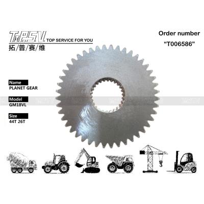 China TZ263B1107-00 Durable Black Round PC120-6 Excavator Travel Planetary Gear for sale