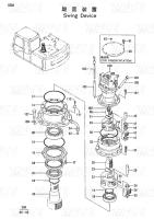 China 9111265 Heavy Duty EX120-2 Excavator Swing Drive Catalog System Hydraulic Motor for sale
