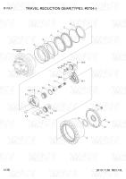 China Customizable XKAY-01867 R110-7 Excavator Travel Drive With Planetary Reducer And Bolt On System for sale