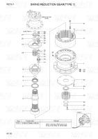 China 31N6-10181 R215-7 Excavator Swing Drives Catalog For Energy And Mining Machines for sale