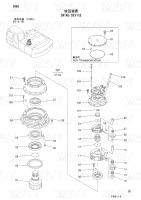 China Bolt On Excavator Swing Drive For ZX230 for sale
