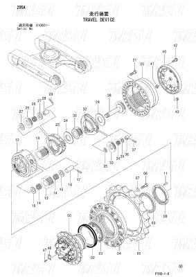 China Custom Colors Excavator Travel Drive Catalog Motors for sale
