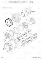 China Durable Steel Planetary Reducer for Excavator Swing / Travel Motor Drive for sale