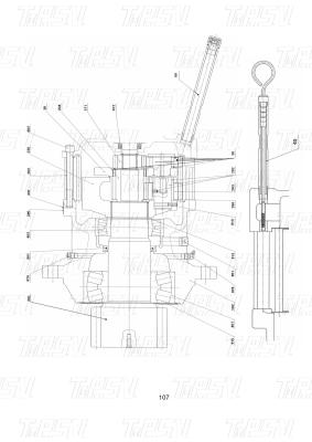 China Bolt-on Varies Depending On Model 11C0164 CLG225C Excavator Swing Drive Catalog for sale