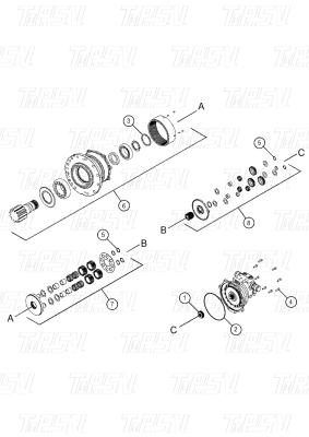 China High Powered Excavator Drive System With Planetary Reducer for sale