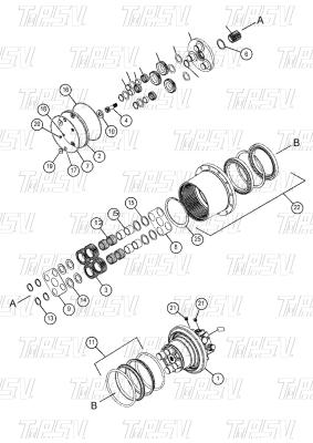 China Depend On Steel Planetary Reducer Excavator Travel Motor Excavator Swing Reducer for sale