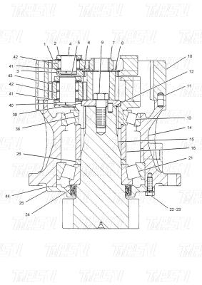 China Bolt On Hydraulic Excavator Swing Drive Catalog  For Smooth Rotation for sale